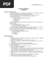 Site Master File | PDF | Quality Assurance | Verification And Validation