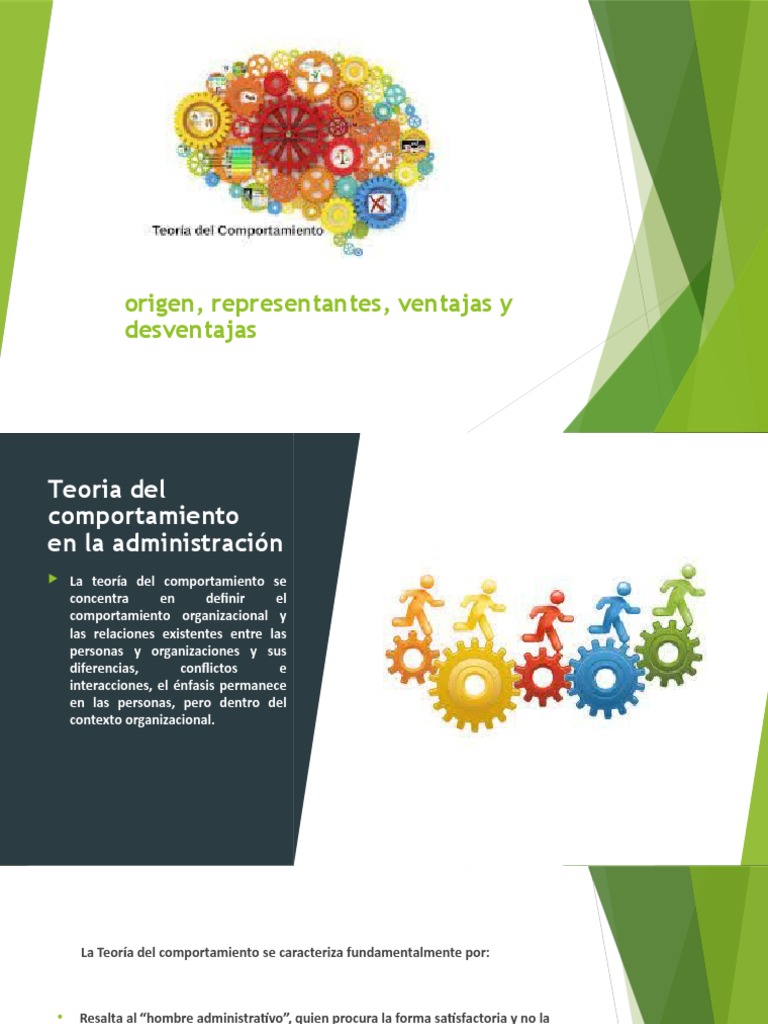 Teoria Del Comportamiento Origen, Representantes, Ventajas | PDF ...