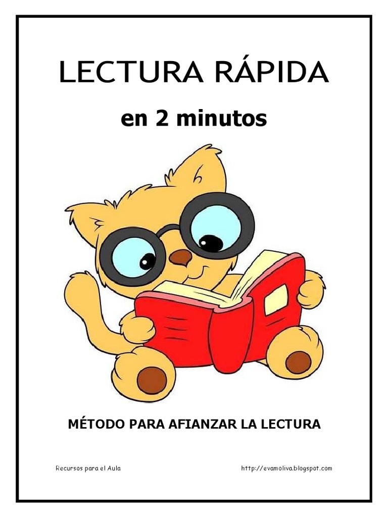 Cuaderno para Mejorar La Lectura. Lectura R Pida | PDF
