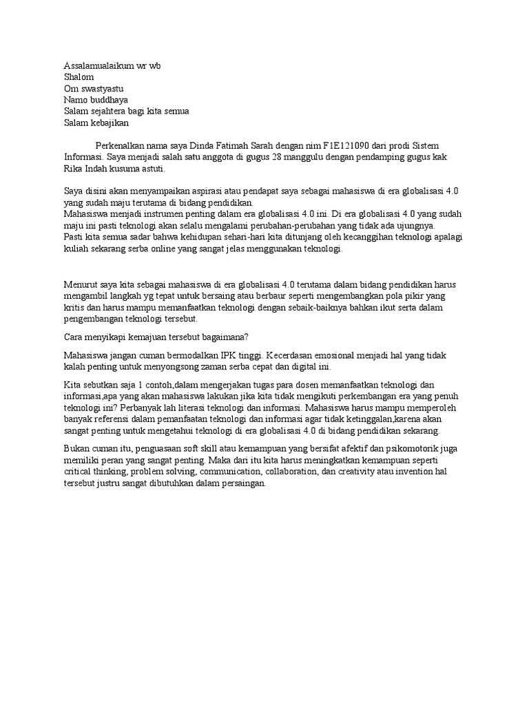 Pendapat | PDF | Bisnis