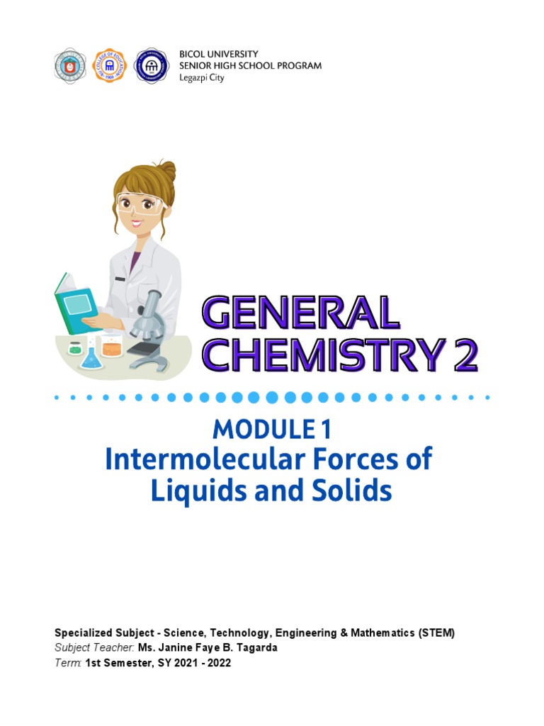 Module 1-2 | PDF | Chemical Polarity | Intermolecular Force