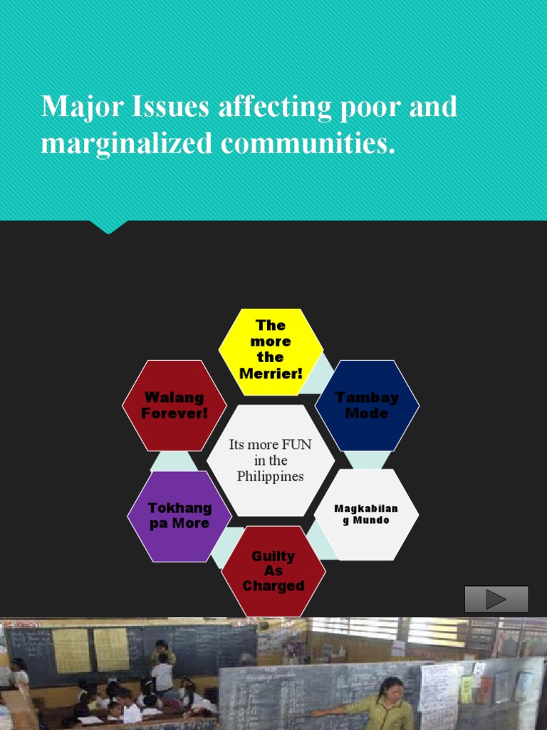 Major Issues Affecting Poor and Marginalized Communities | PDF