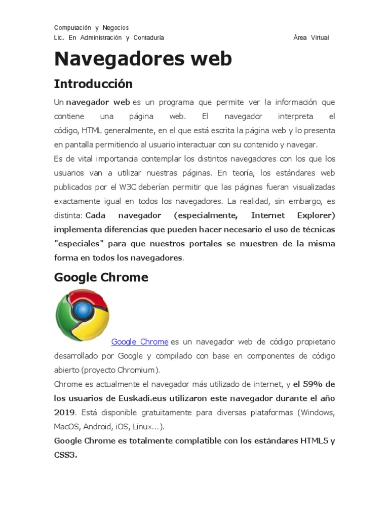 Navegadores Web | PDF | explorador de Internet | Safari (navegador web)