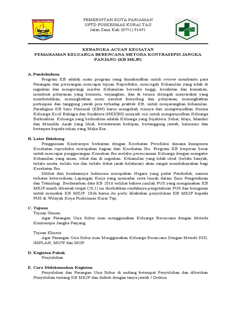 Kak KB MKJP | PDF | Kesehatan Holistik | Sains & Matematika