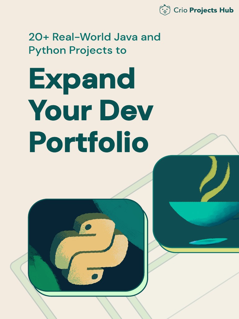 20+ Real-World Java and Python Projects To Expand Your Dev Portfolio ...