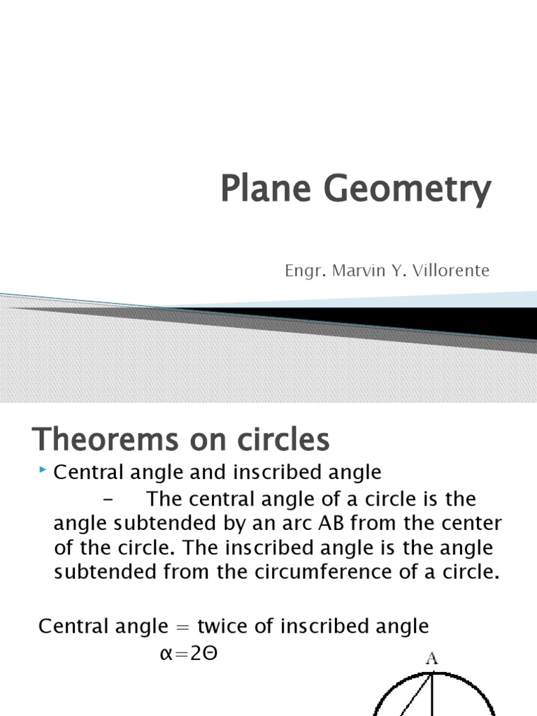 Plane Geometry Wo Solid | PDF | Area | Circle