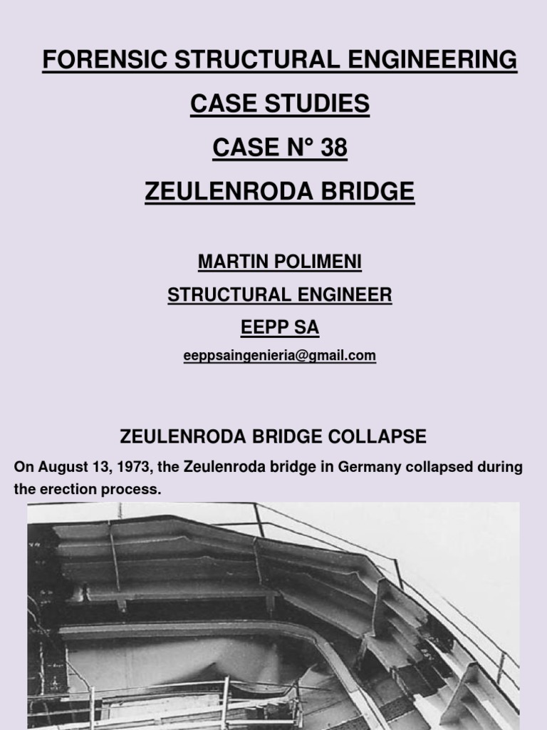 Forensic Structural Engineering - Zeulenroda Bridge | PDF | Bridge | Structural Engineering