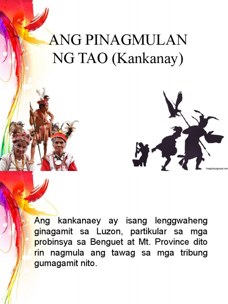Pinagmulan NG Tao (Kankanay) | PDF