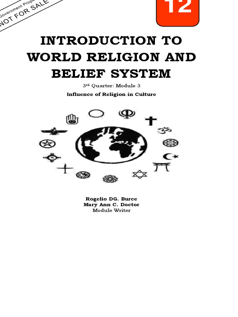 ADM QTR 3 Module 3 INTRO TO WORLD RELIGION | PDF | Mahatma Gandhi | God