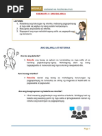 Wastong Gamit NG Raw, Daw, Dito, Rito: 1. Ang Raw, Rito, Rin, Roon at ...