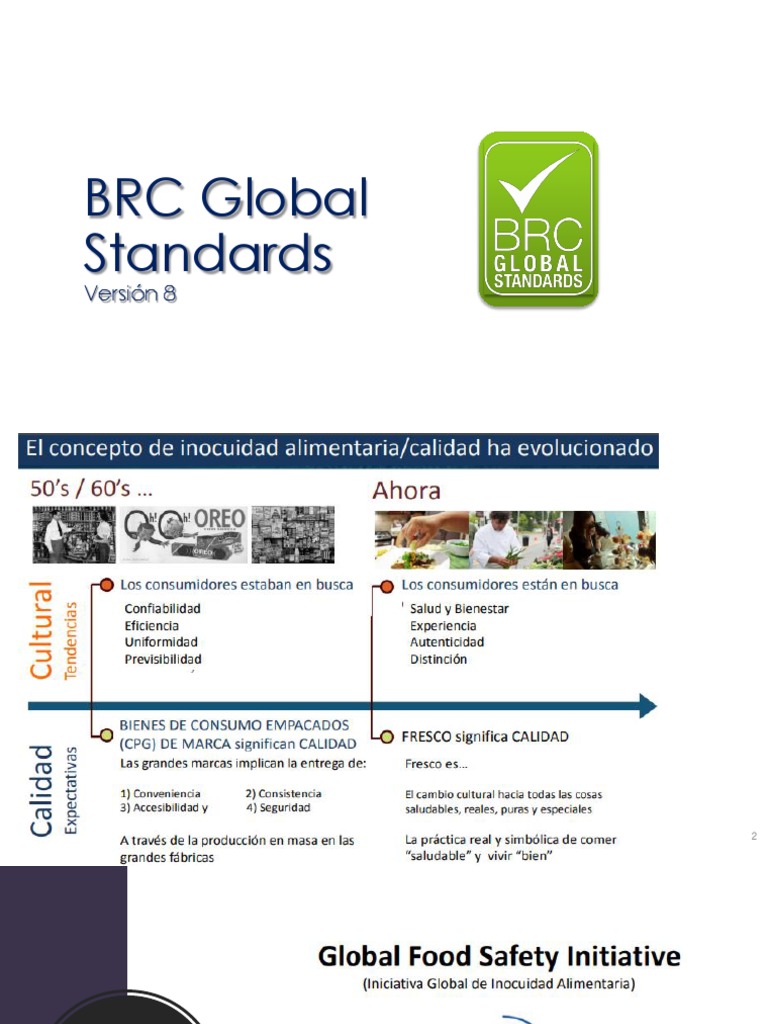 UNIDAD 9 - BRC Global Standars y GFSI | PDF | Análisis de Riesgo y ...