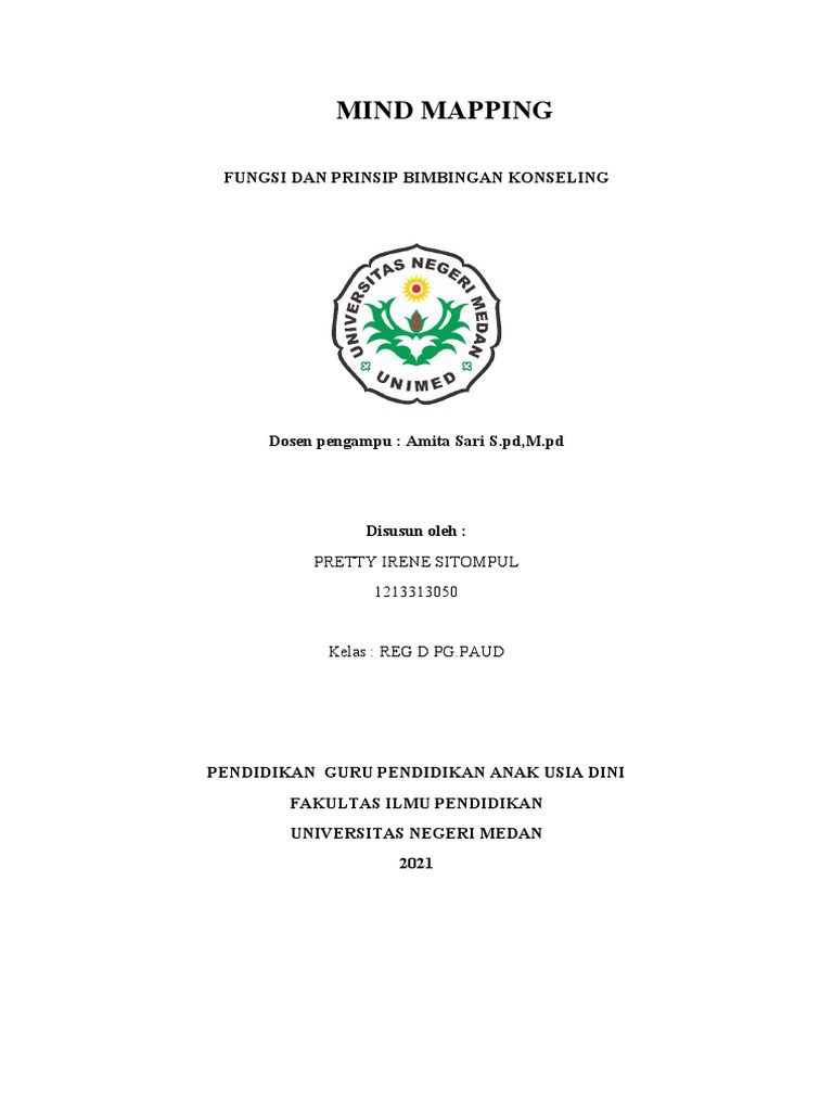 Mind Mapping Fungsi Dan Prinsip BK | PDF
