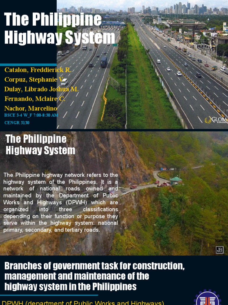 The Philippine Highway System | PDF | Transport | Land Transport
