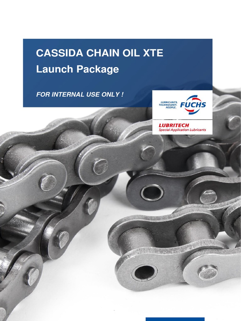 Cassida Chain Oil XTE Launch Overview | PDF | Lubricant | Oil