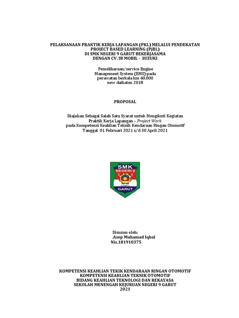 Asep Muhamad Iqbal Proposal | PDF