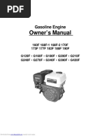 142F English Manual | PDF | Gasoline | Carburetor