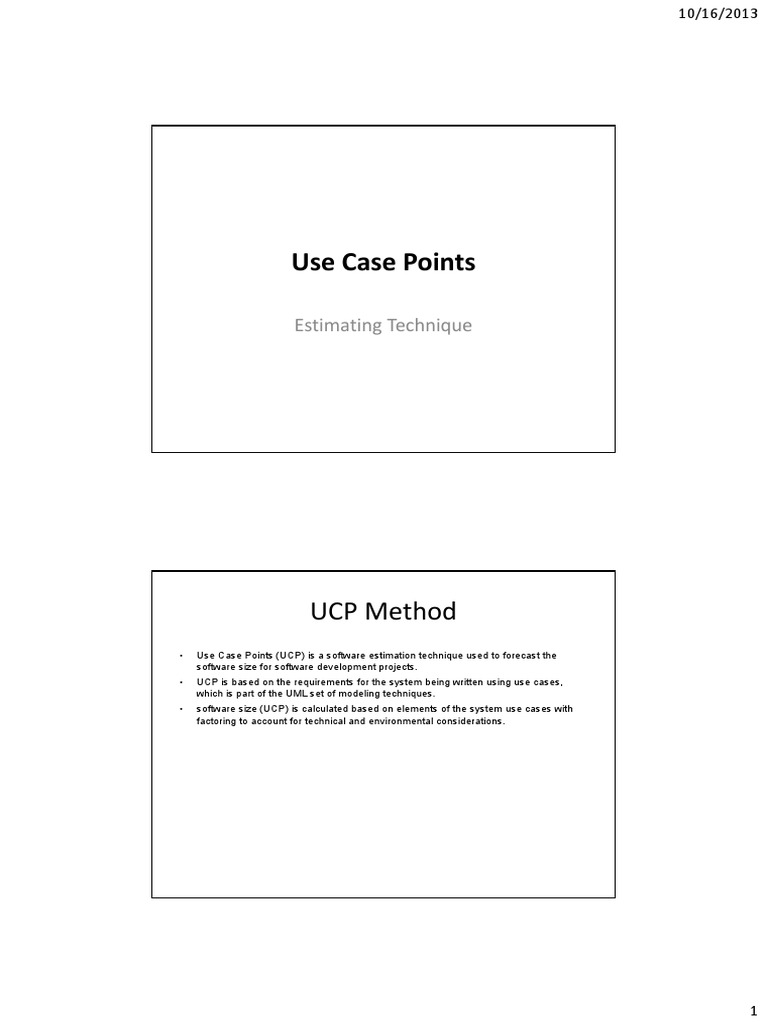 Use Case Points | PDF | Information Age | Technology Development