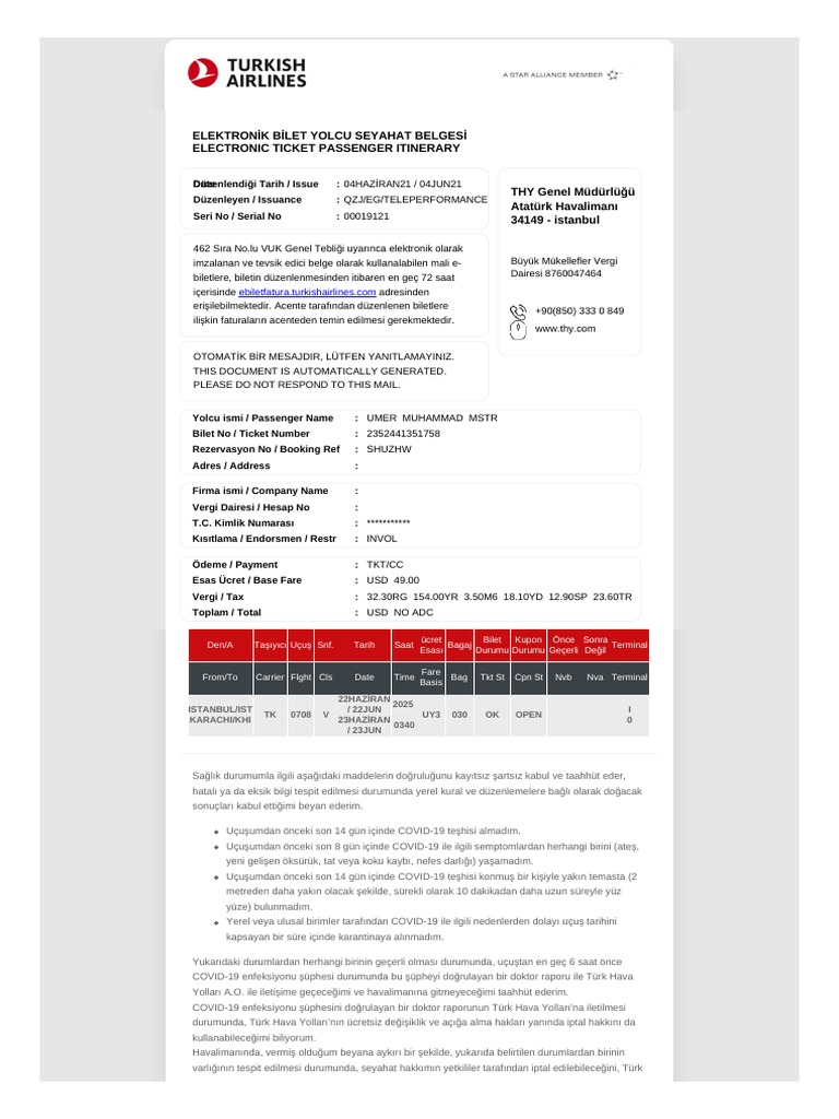 Elektronik Bilet-3 | PDF