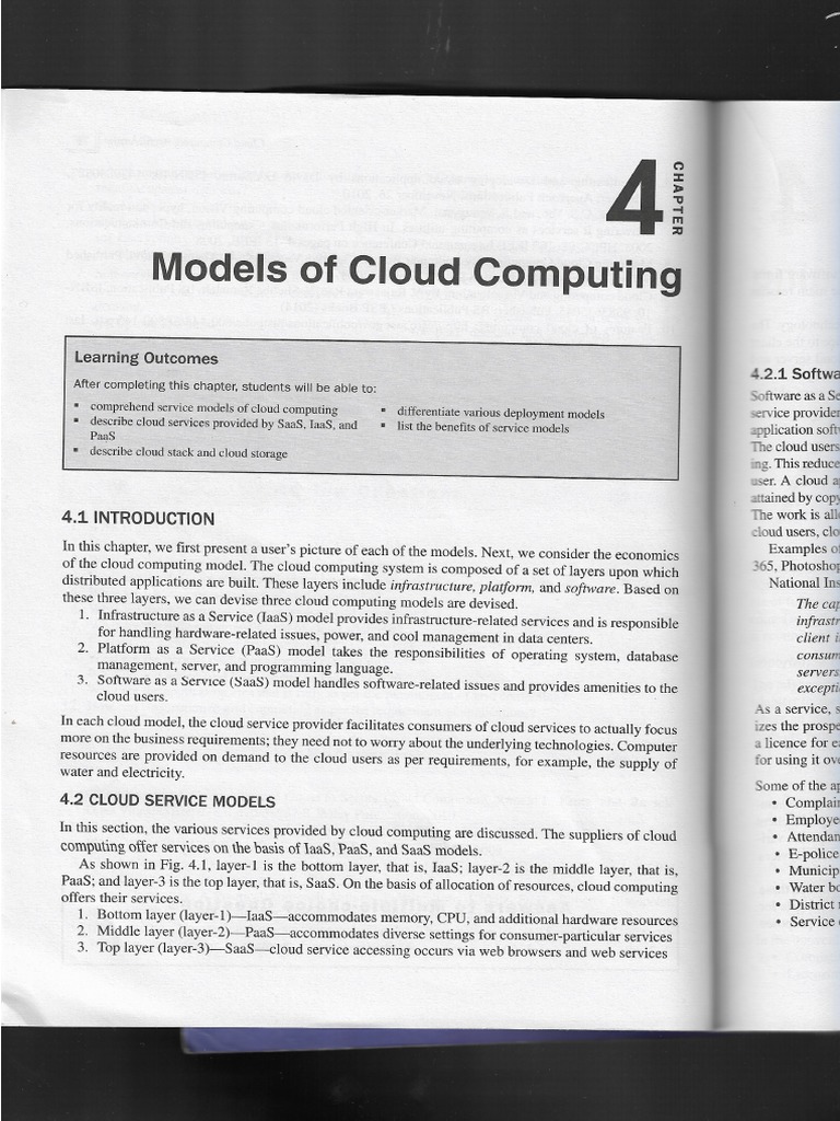 Models of Cloud Computing | PDF