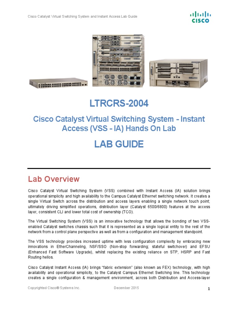 Switch Vss Guide Pdf Internet Protocols Command Line Interface