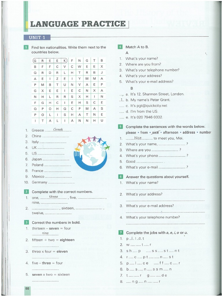 Language Practice | PDF