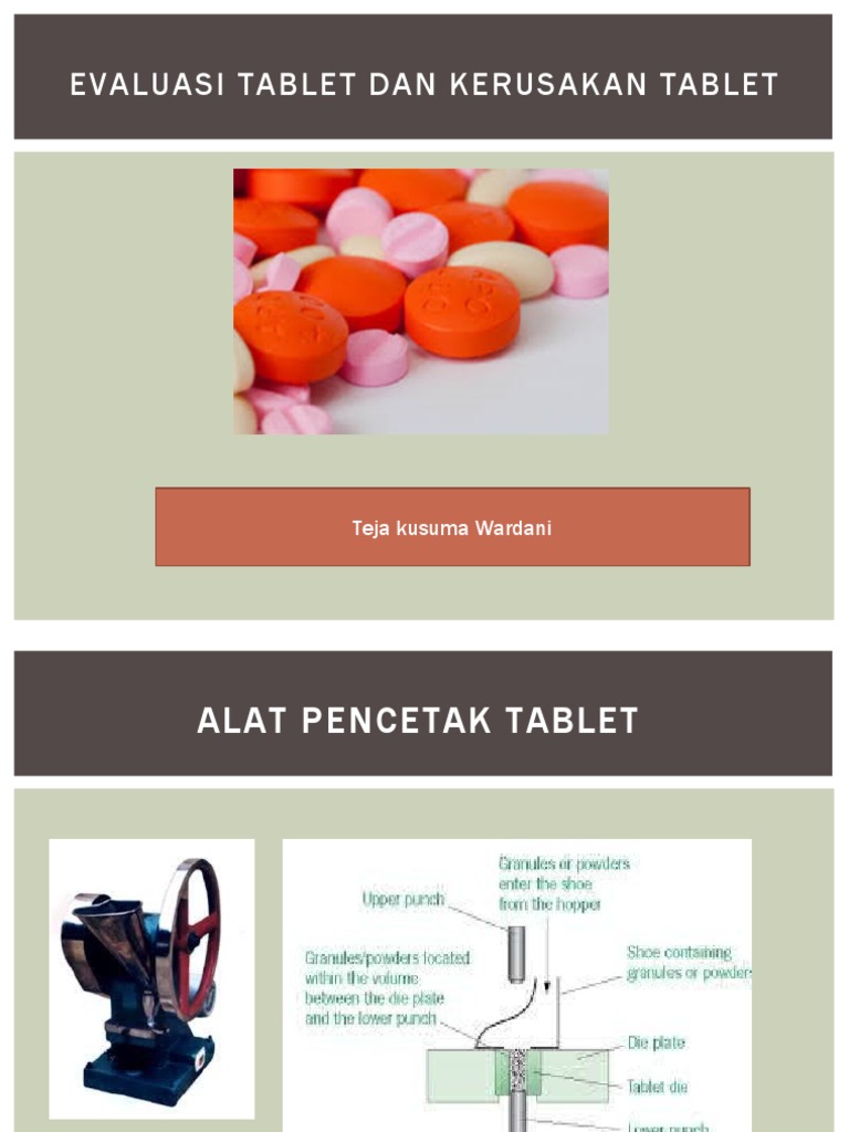 Evaluasi Kerusakan Tablet Farmasi | PDF
