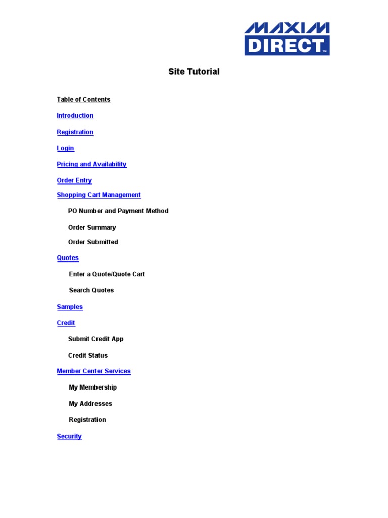 A Comprehensive Guide to Navigating the Maxim Direct eCommerce Website ...