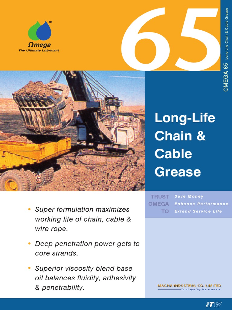 Long-Life Chain & Cable Grease | PDF | Wire | Manufactured Goods