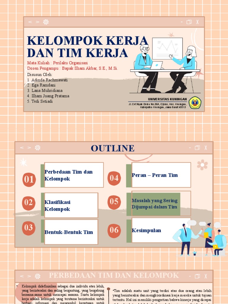 Kelompok Kerja Dan Tim Kerja | PDF