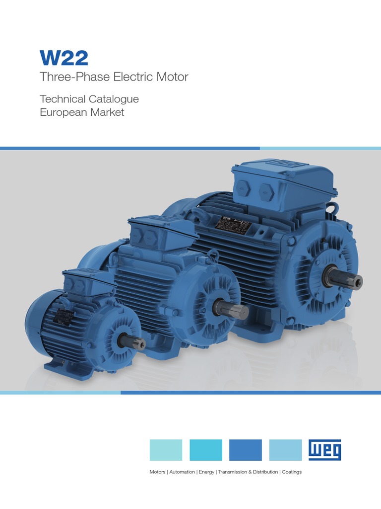 Three-Phase Electric Motor: Technical Catalogue European Market | PDF ...