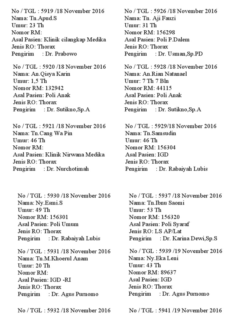 MEDICAL RECORDS DOCUMENT TITLES | PDF