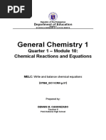 Final Exam Gen. Chem1 | PDF | Mixture | Chemical Substances