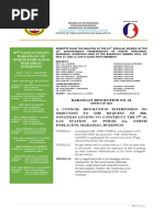 Barangay Low Income Certification Sample | PDF | Sports & Recreation