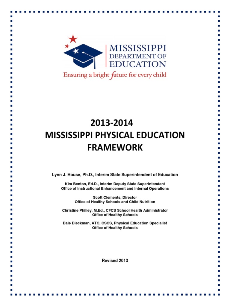Mississippi K-12 Physical Education Framework | PDF | Physical ...