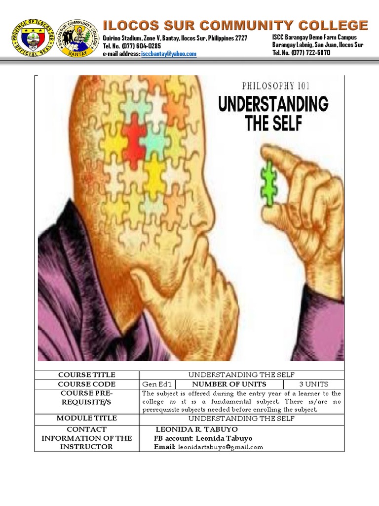 Understanding the Self Course Overview | PDF | Aristotle | Socrates