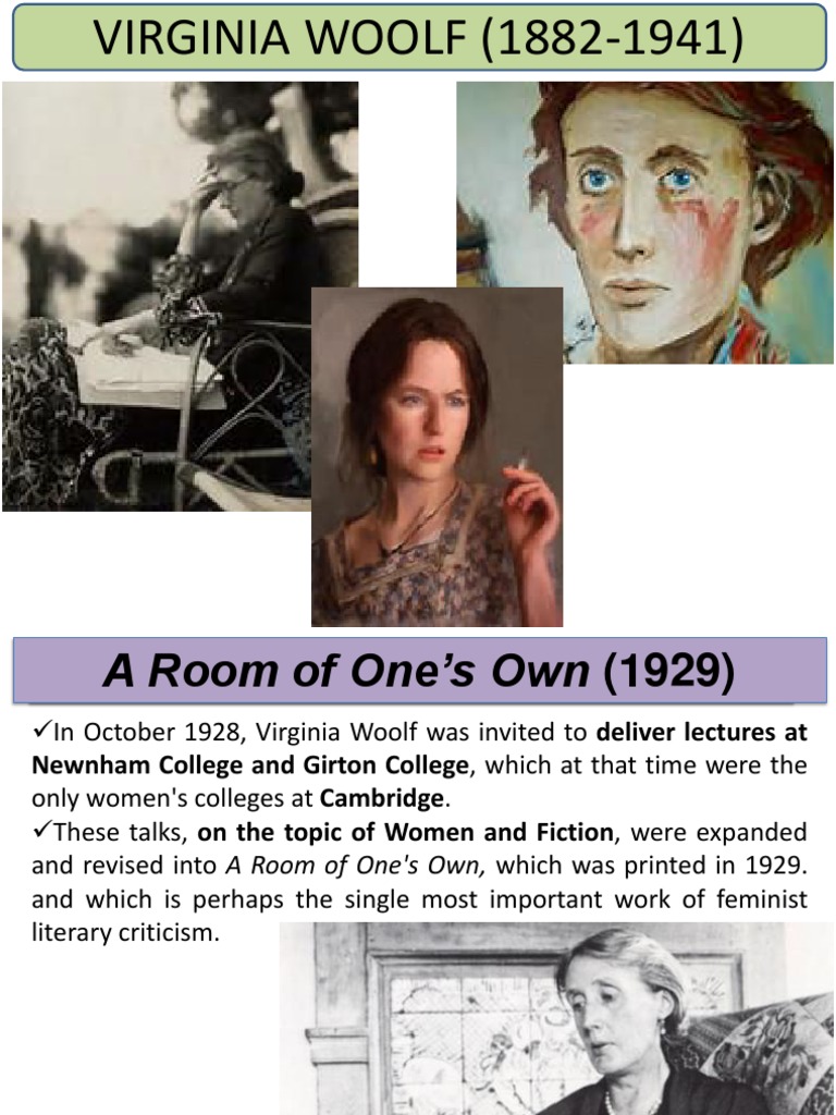 Virginia Woolf Shakespeare's Sister | PDF | A Room Of One's Own ...