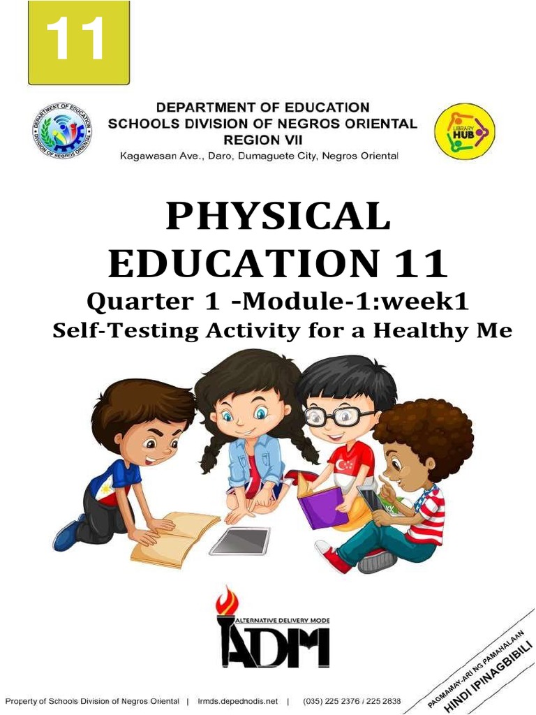 Physical Education 11: Quarter 1 - Module-1:week1 | PDF | Body Mass ...