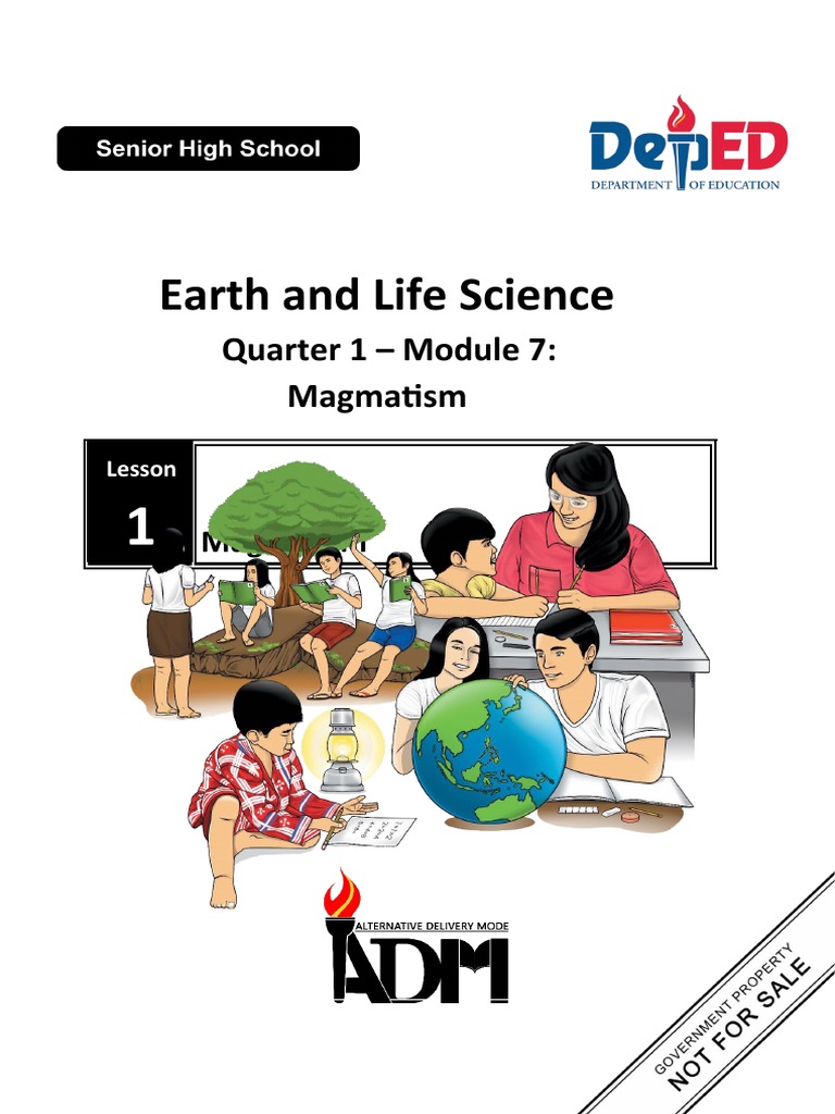 Earth and Life Science: Quarter 1 - Module 7: Magmatism | PDF | Magma ...