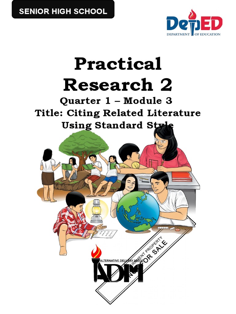 Practical Research 2: Quarter 1 - Module 3 Title: Citing Related ...