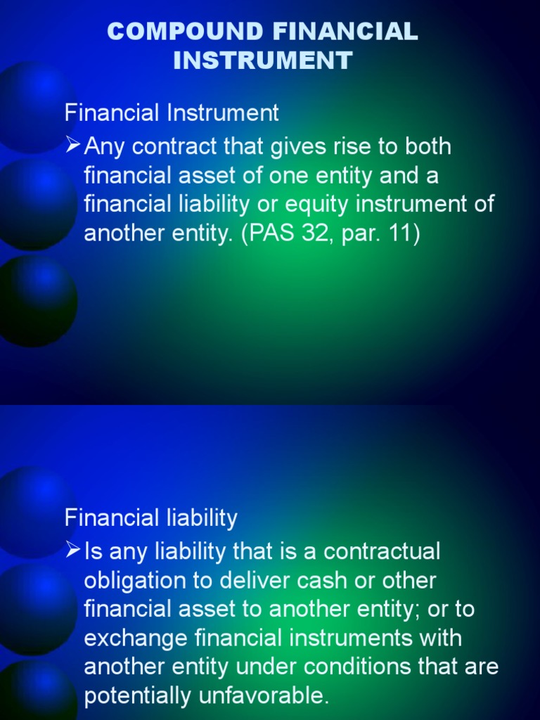 Compound Financial Instrument Lms | PDF | Bonds (Finance) | Warrant ...