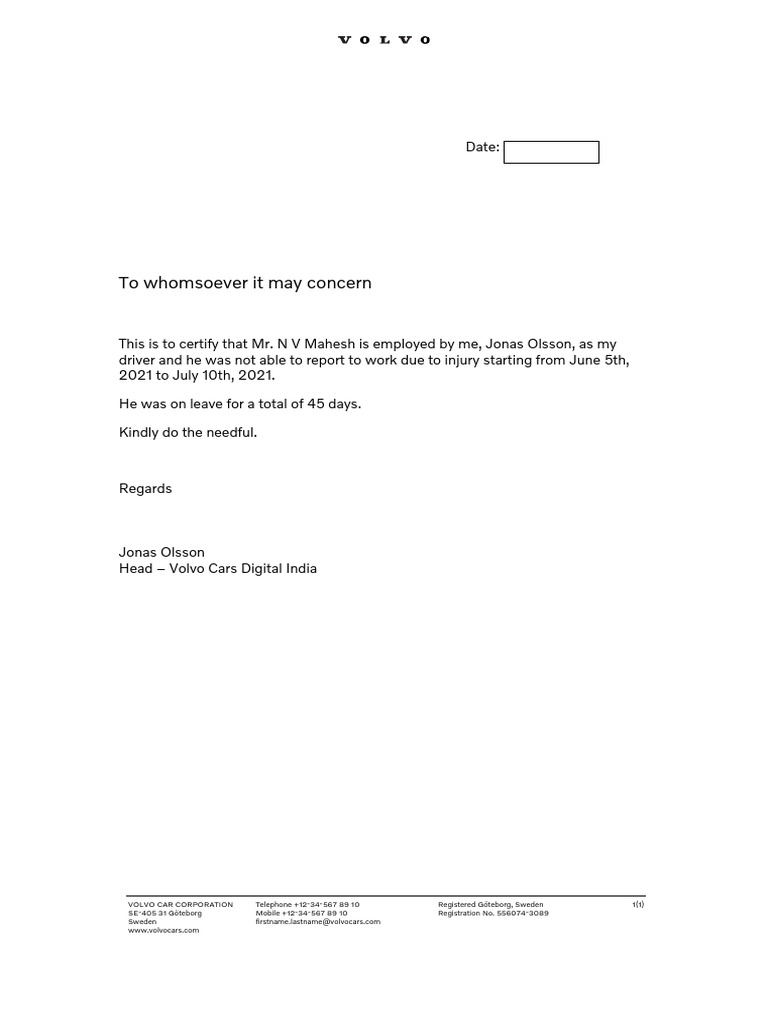 N V Mahesh - Letter | PDF