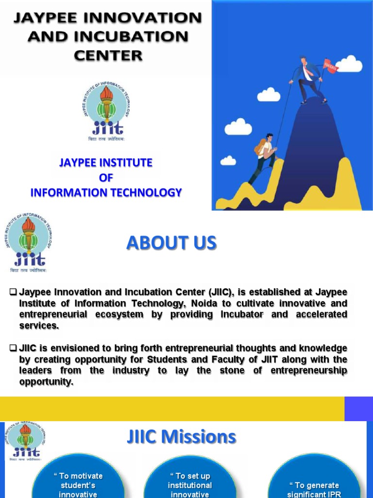 JIIC - Brochure (INCUBATHON 1.0) | PDF | Business Incubator ...