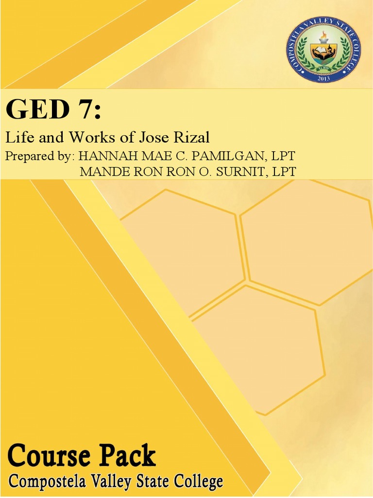 GED 7 Life and Works of Jose Rizal | PDF