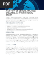 A History of Global Politics: Creating An International Order | PDF ...