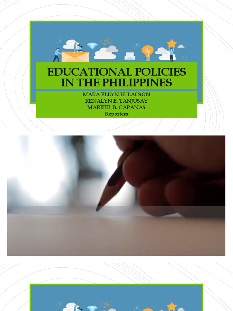 Educational Policies in The Philippines | PDF | Educational Assessment | Curriculum