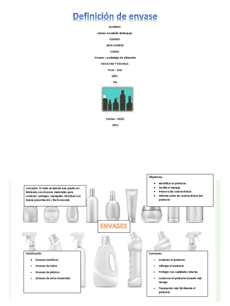 Envase Definicion | PDF