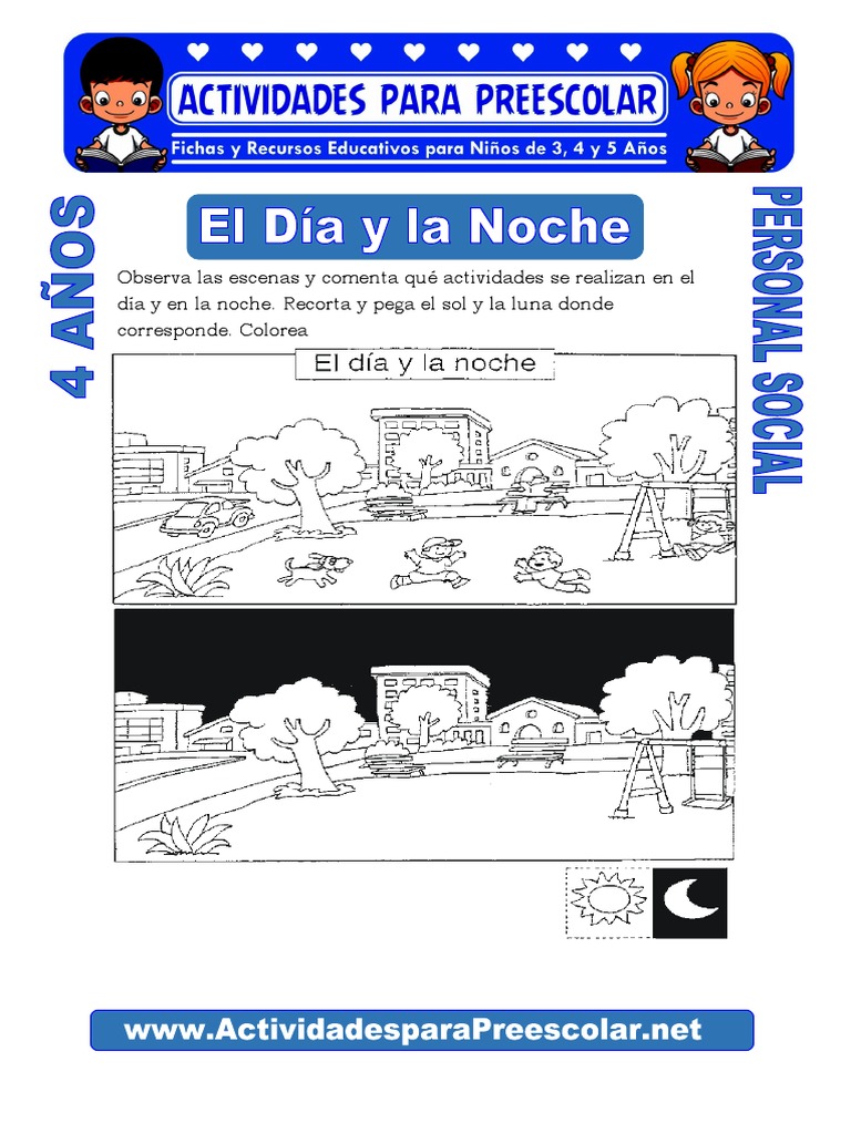 Actividades de Día y Noche para Niños | PDF