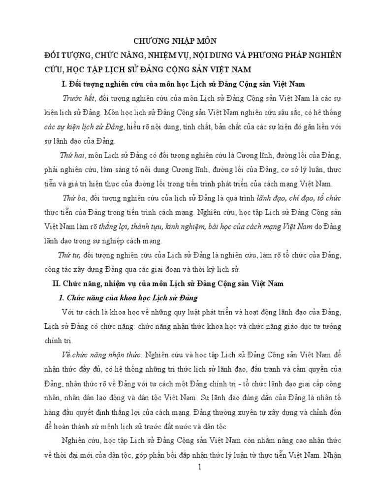 Ueh Lich Su Dang | PDF