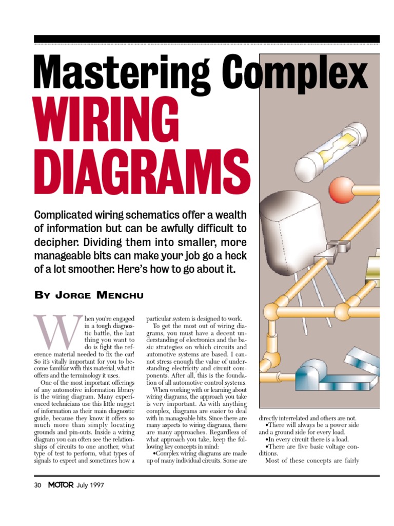 Mastering Complex: Wiring Diagrams | PDF