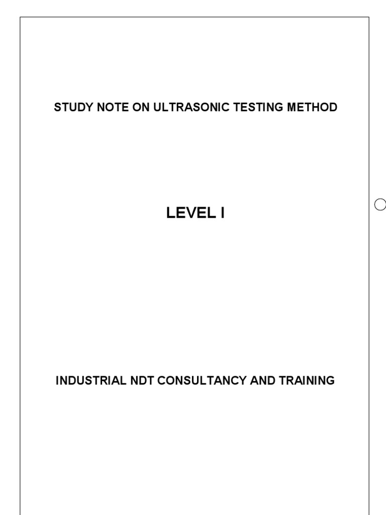 Normal Probe in Ultrasonic Testing | PDF | Waves | Ultrasound